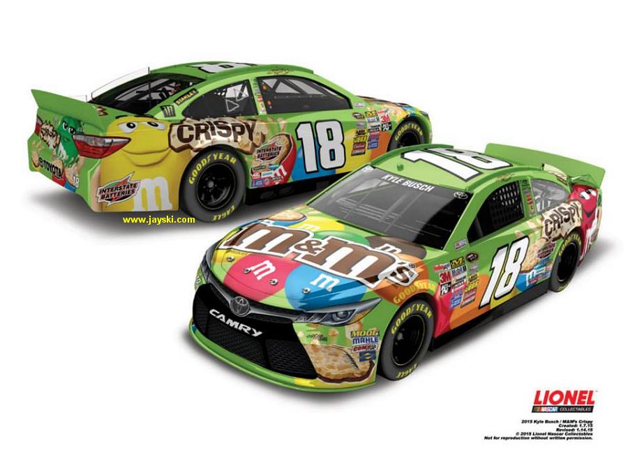 2015 NASCAR Sprint Cup Series Paint Schemes - Team #18 - Jayski's ...