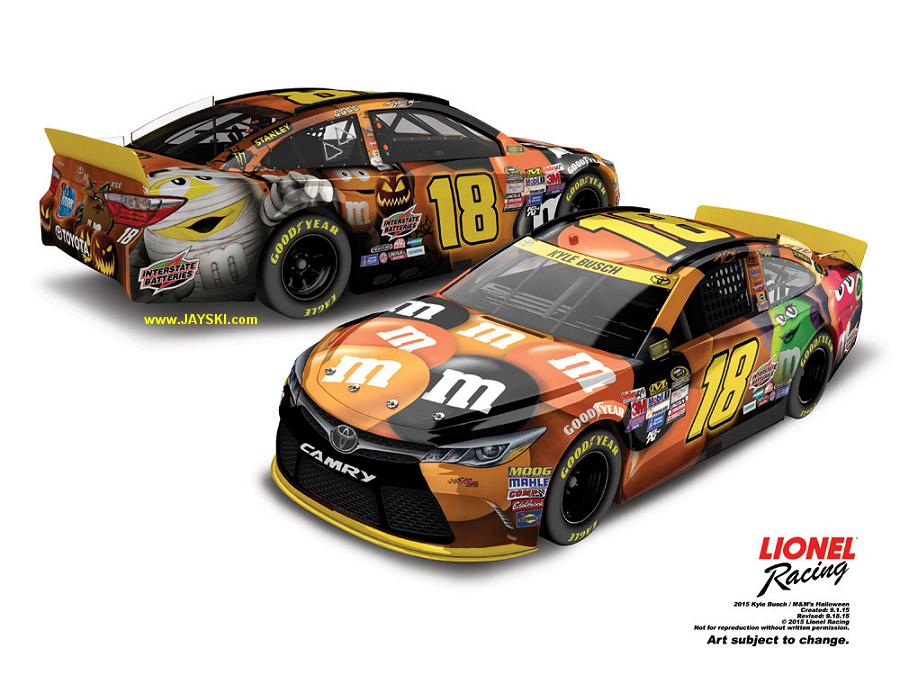 2015 NASCAR Sprint Cup Series Paint Schemes - Team #18 - Jayski's ...