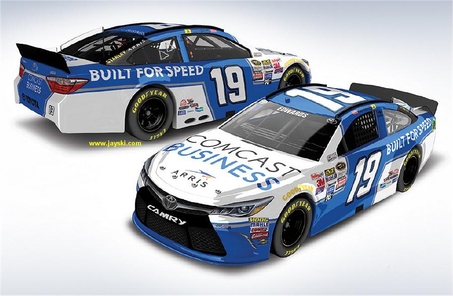 2015 NASCAR Sprint Cup Series Paint Schemes - Team #19 - Jayski's ...