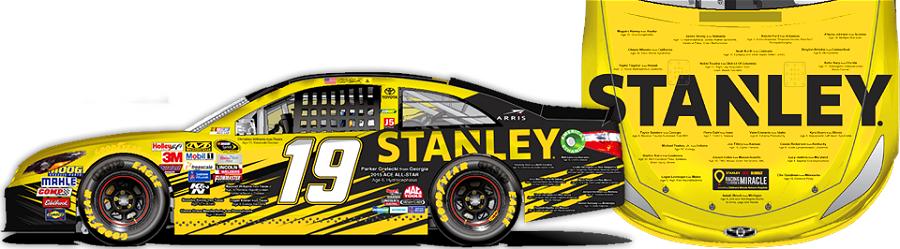 2015 NASCAR Sprint Cup Series Paint Schemes - Team #19 - Jayski's ...