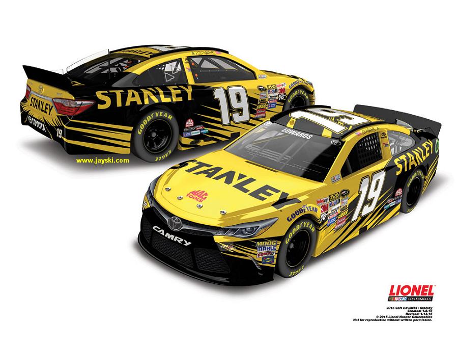 2015 NASCAR Sprint Cup Series Paint Schemes - Team #19 - Jayski's ...