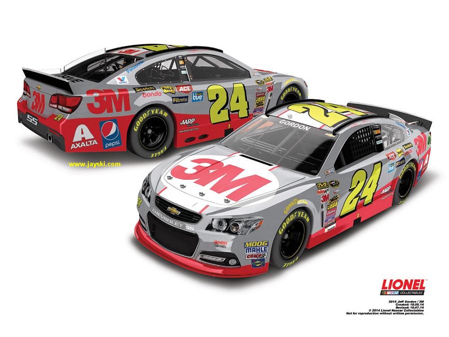 2015 NASCAR Sprint Cup Series Paint Schemes - Team #24 - Jayski's ...