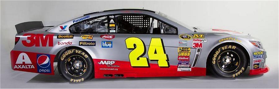 2015 NASCAR Sprint Cup Series Paint Schemes - Team #24 - Jayski's ...