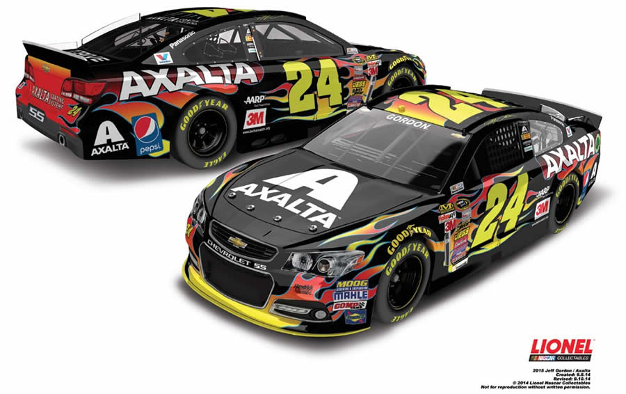 2015 NASCAR Sprint Cup Series Paint Schemes - Team #24 - Jayski's ...