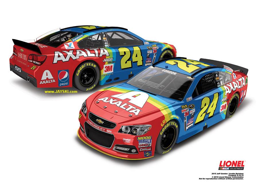 2015 NASCAR Sprint Cup Series Paint Schemes - Team #24 - Jayski's ...