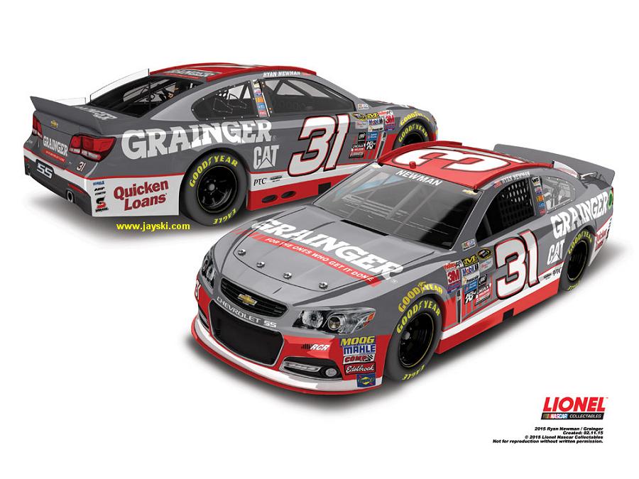 2015 NASCAR Sprint Cup Series Paint Schemes - Team #31 - Jayski's ...