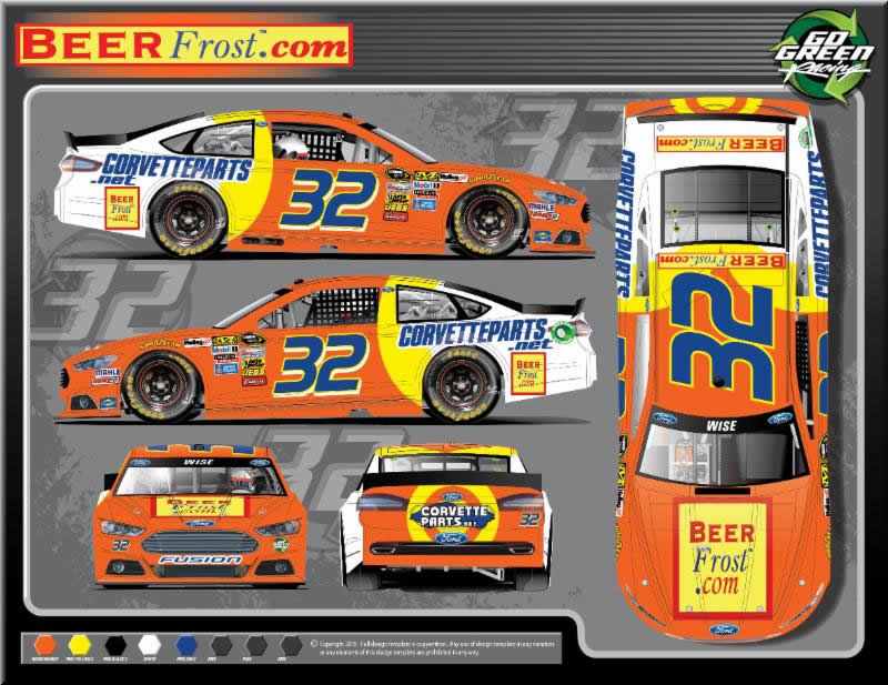 2015 NASCAR Sprint Cup Series Paint Schemes - Team #32 - Jayski's ...
