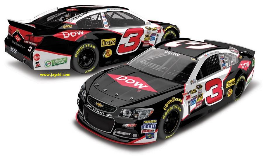 2015 NASCAR Sprint Cup Series Paint Schemes - Team #3 - Jayski's NASCAR ...