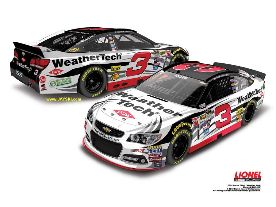 2015 NASCAR Sprint Cup Series Paint Schemes - Team #3 - Jayski's NASCAR ...