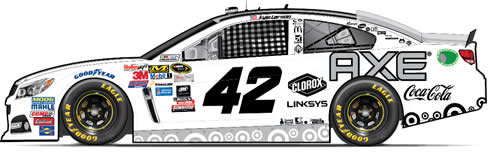 2015 NASCAR Sprint Cup Series Paint Schemes - Team #42 - Jayski's ...