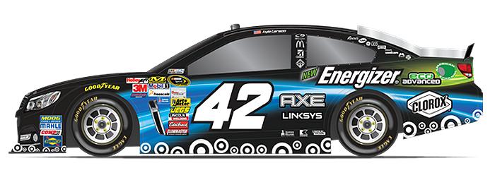 2015 NASCAR Sprint Cup Series Paint Schemes - Team #42 - Jayski's ...