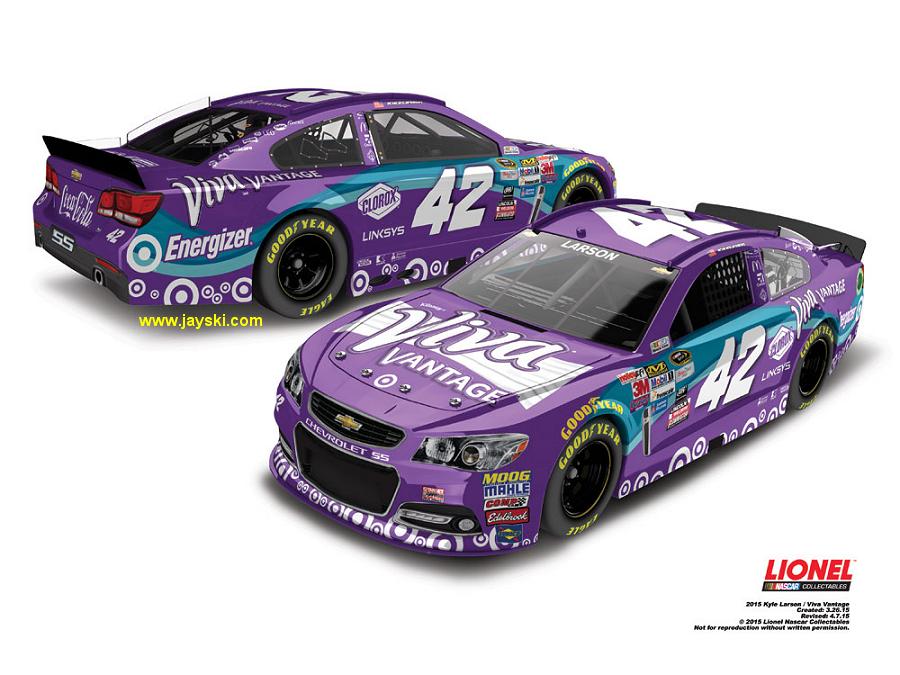 2015 NASCAR Sprint Cup Series Paint Schemes - Team #42 - Jayski's ...