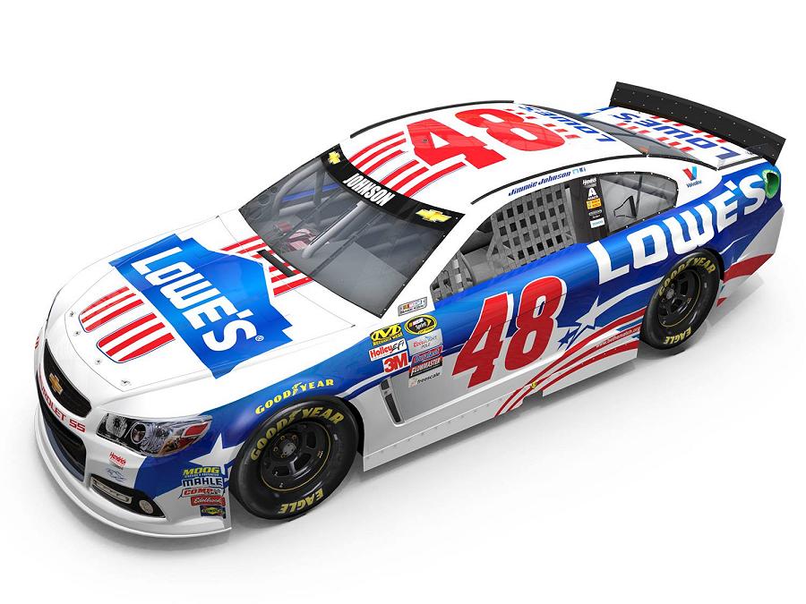 2015 NASCAR Sprint Cup Series Paint Schemes - Team #48 - Jayski's ...