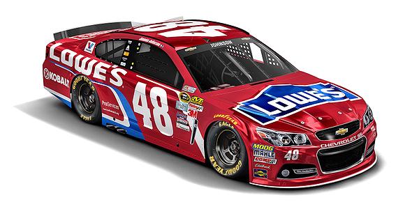2015 NASCAR Sprint Cup Series Paint Schemes - Team #48 - Jayski's ...