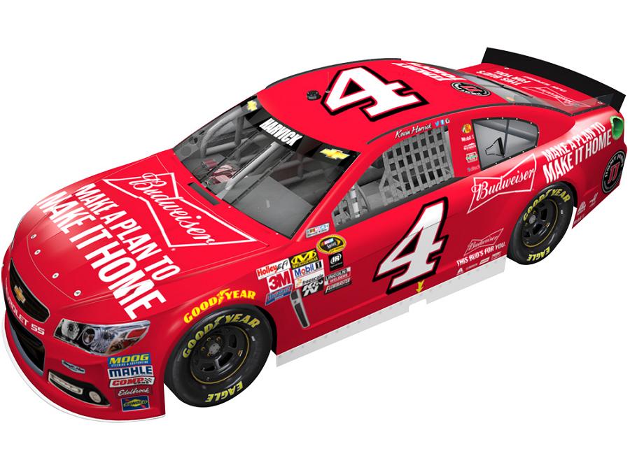 2015 NASCAR Sprint Cup Series Paint Schemes - Team #4 - Jayski's NASCAR ...