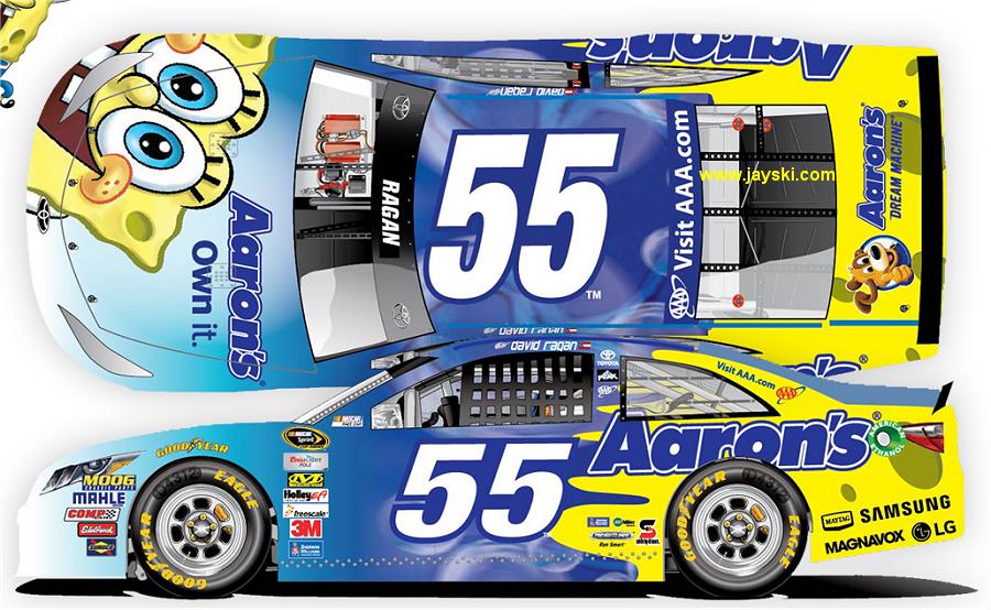 2015 NASCAR Sprint Cup Series Paint Schemes - Team #55 - Jayski's ...