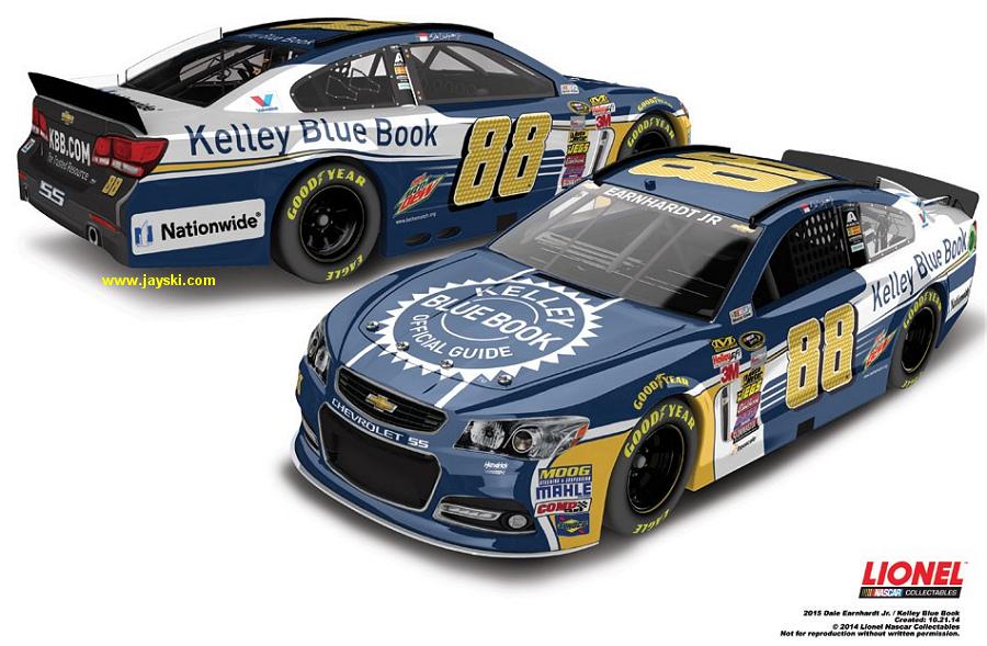 2015 NASCAR Sprint Cup Series Paint Schemes - Team #88 - Jayski's ...