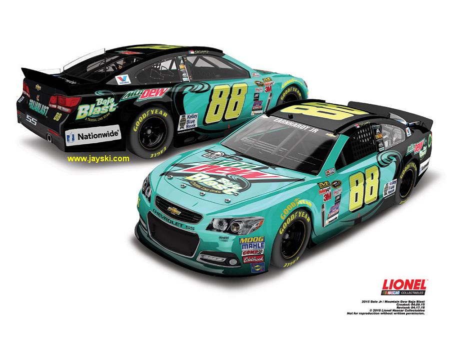 2015 NASCAR Sprint Cup Series Paint Schemes - Team #88 - Jayski's ...