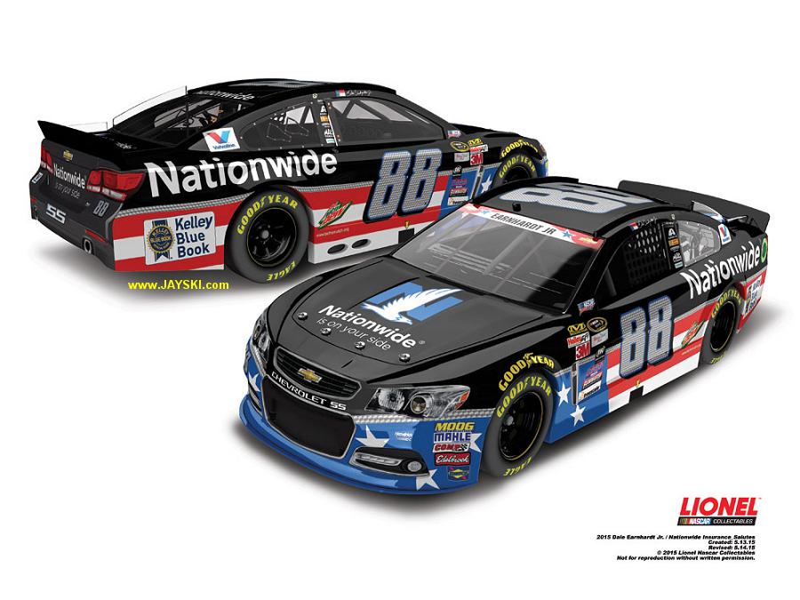 2015 NASCAR Sprint Cup Series Paint Schemes - Team #88 - Jayski's ...