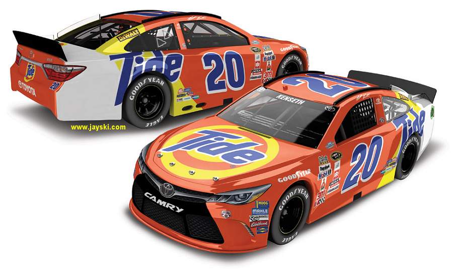 2016 NASCAR Sprint Cup Series Paint Schemes - Team #20 - Jayski's ...