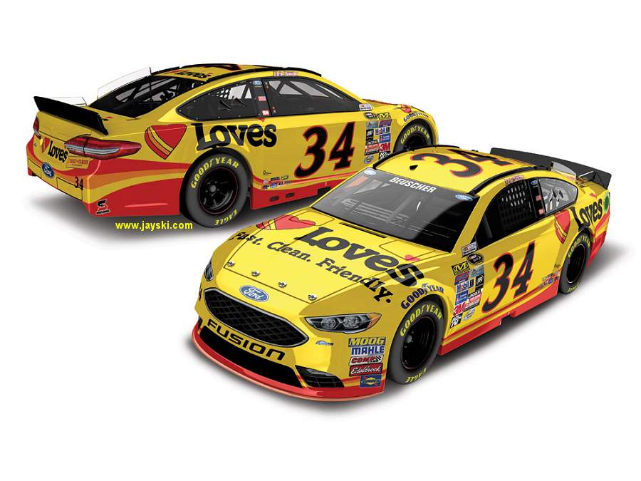 2016 NASCAR Sprint Cup Series Paint Schemes - Team #34 - Jayski's ...
