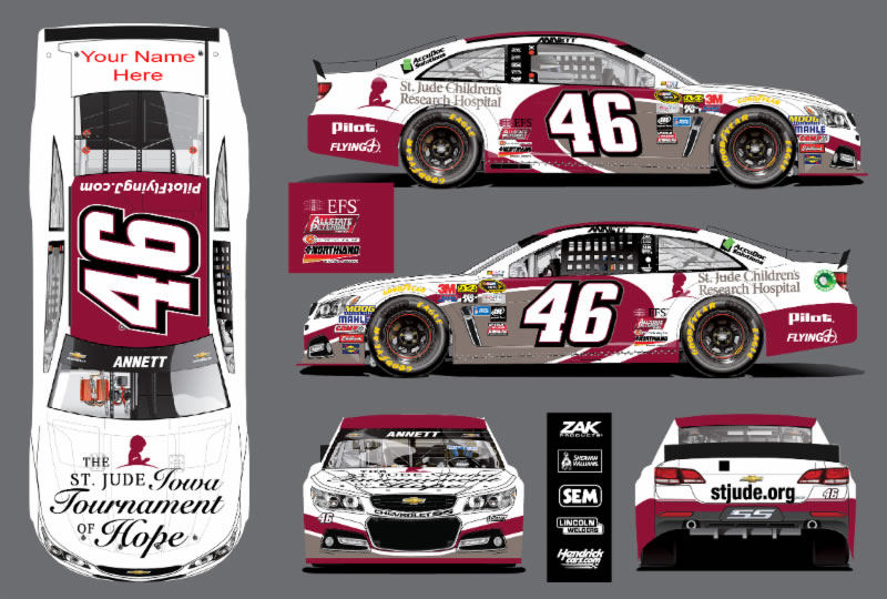 2016 NASCAR Sprint Cup Series Paint Schemes - Team #46 - Jayski's ...