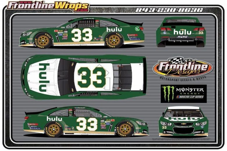 2017 #33 Cup team paint schemes - Jayski's NASCAR Silly Season Site
