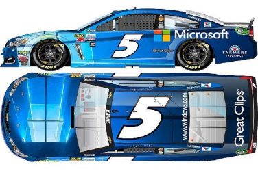 2017 #5 Cup team paint schemes - Jayski's NASCAR Silly Season Site