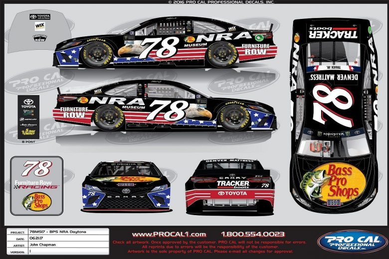 2017 #78 Cup team paint schemes - Jayski's NASCAR Silly Season Site