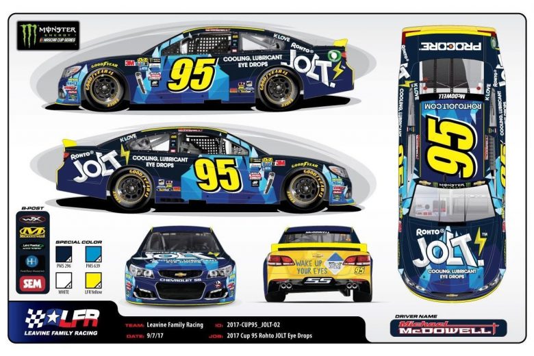 2017 #95 Cup team paint schemes - Jayski's NASCAR Silly Season Site