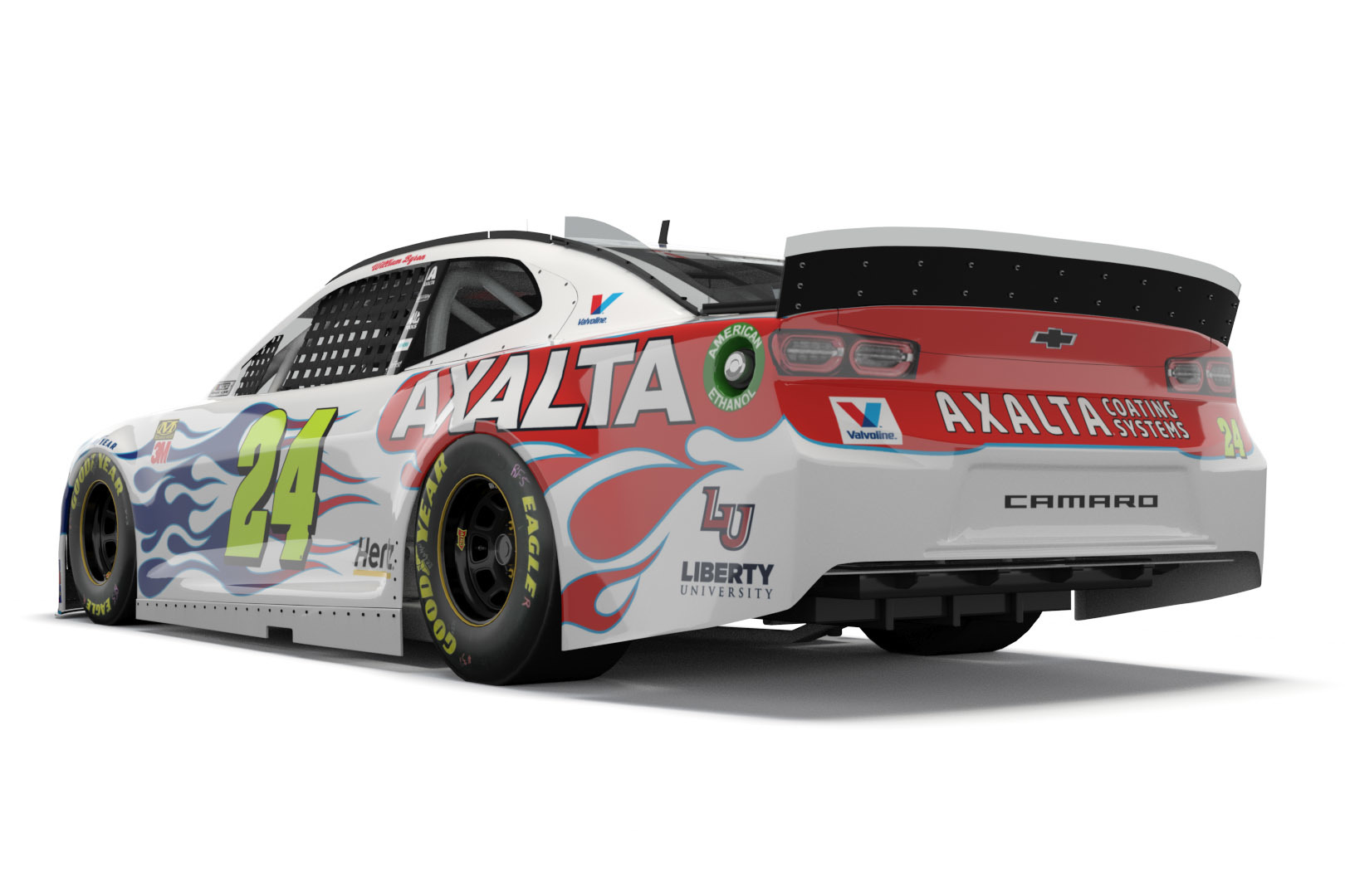 Special Axalta scheme for Byron at Daytona - Jayski's NASCAR Silly ...
