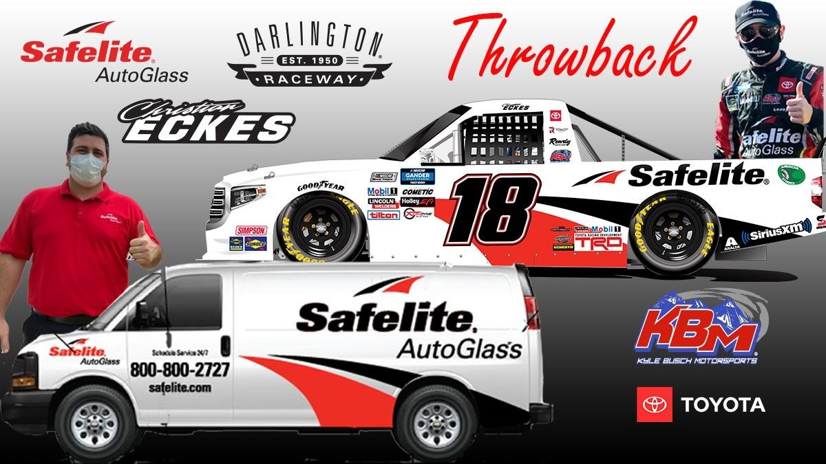Christian Eckes Darlington Raceway scheme a nod to sponsor Safelite's ...