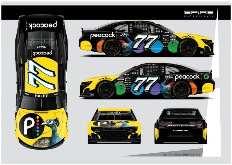 2021 #77 Spire Motorsports paint schemes - Jayski's NASCAR Silly Season ...