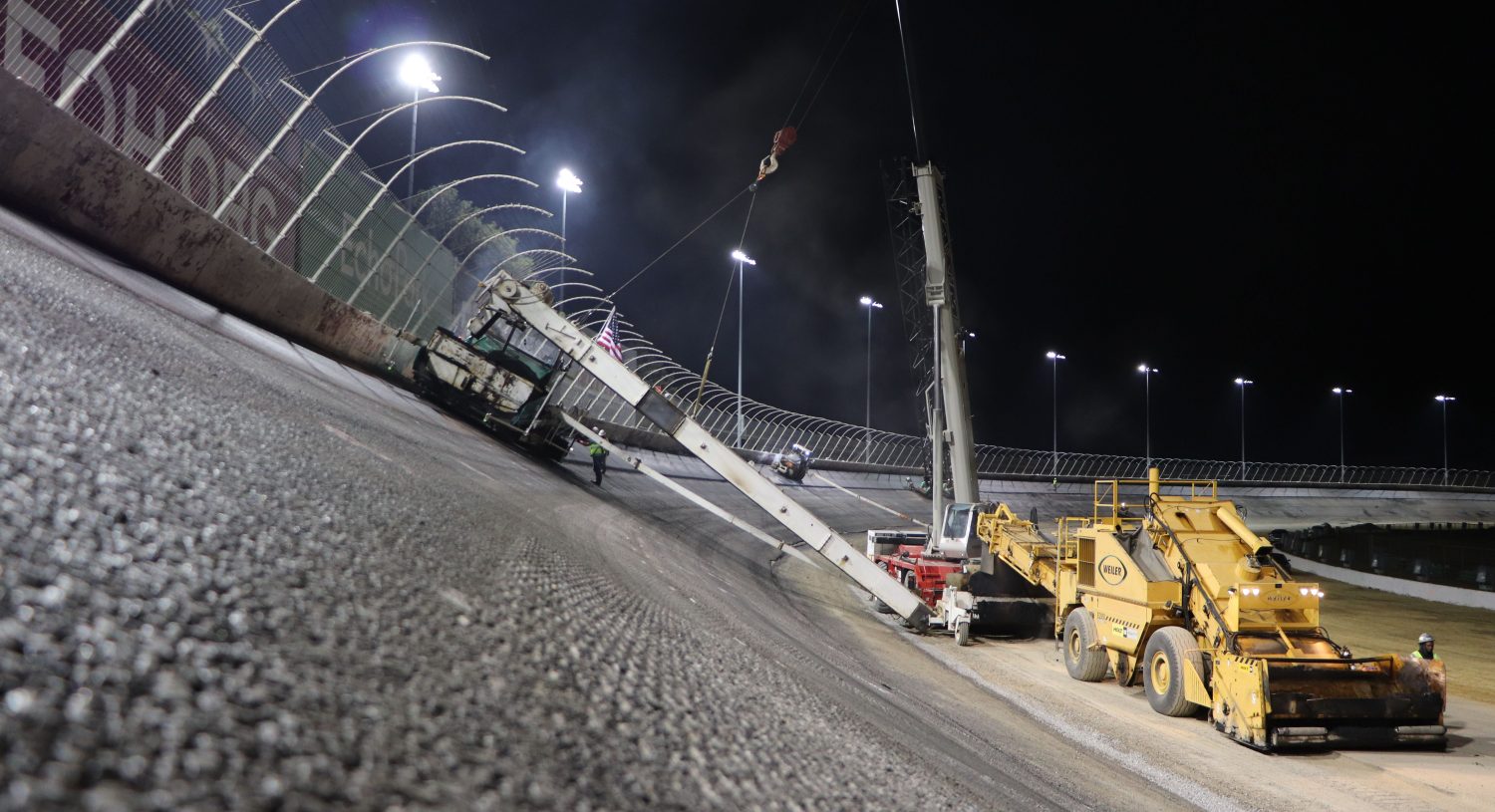 Paving, Reconfiguration Completed at Atlanta Motor Speedway - Jayski's ...