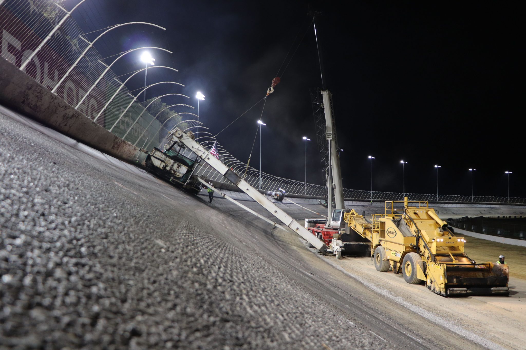 Paving, Reconfiguration Completed at Atlanta Motor Speedway - Jayski's ...