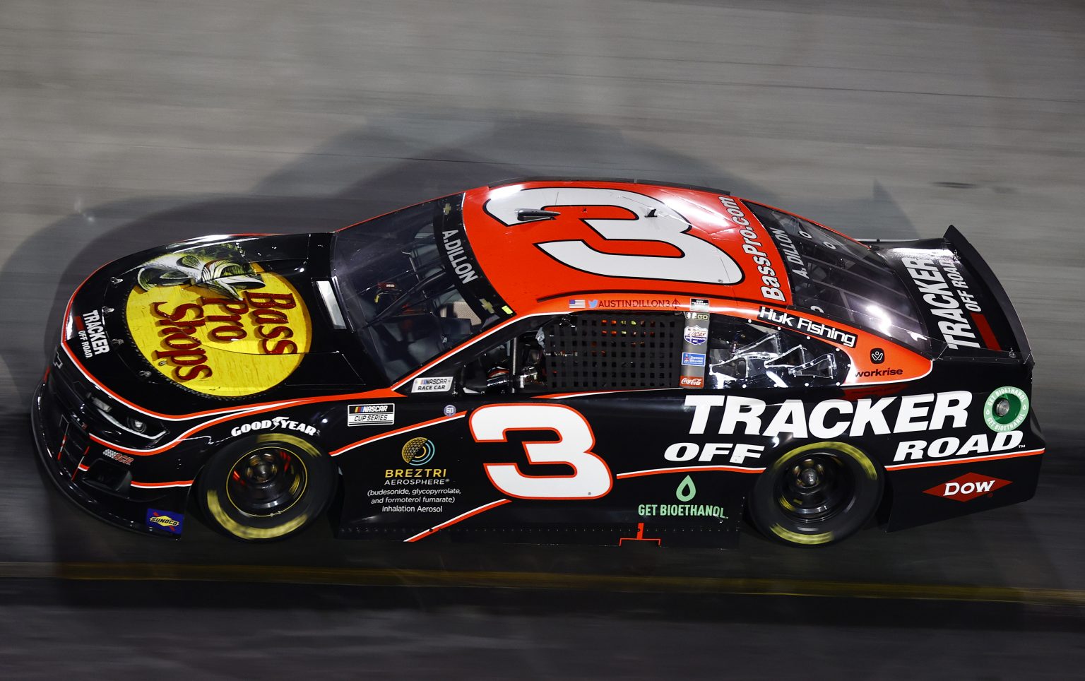 2021 Bass Pro Shops NRA Night Race at Bristol Motor Speedway paint ...