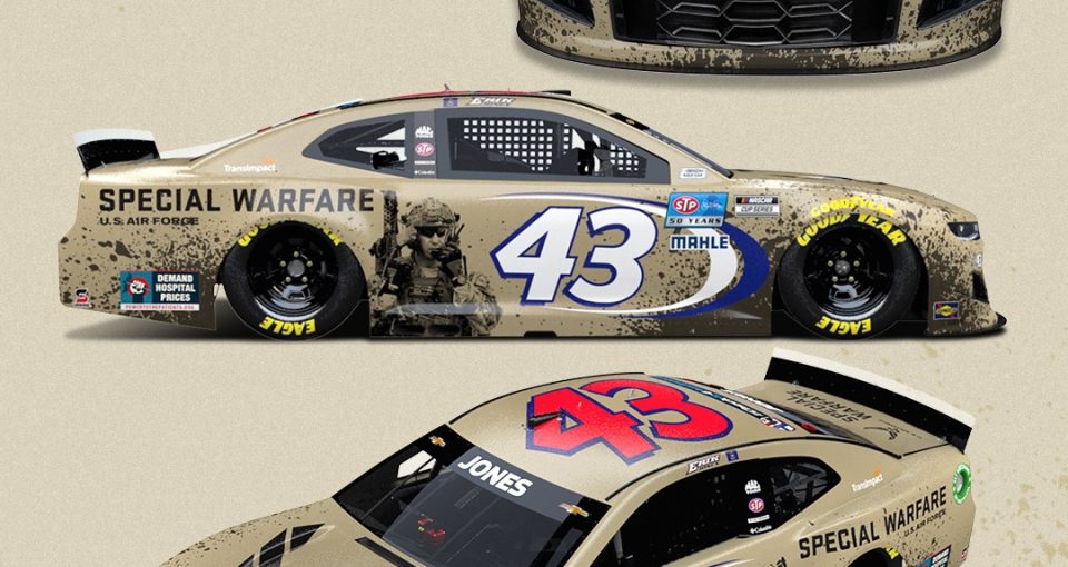 Special U.S. Air Force scheme for Erik Jones at Talladega - Jayski's ...