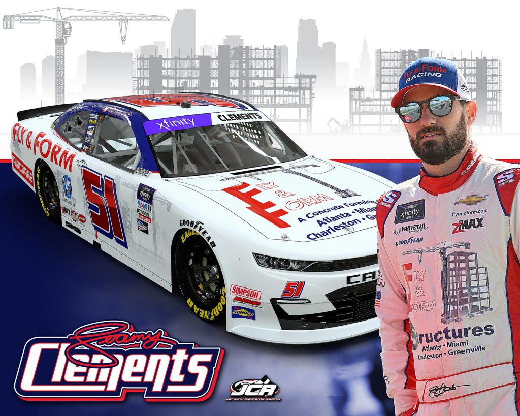 2022 #51 Jeremy Clements Racing Xfinity Series Paint Schemes - Jayski's ...