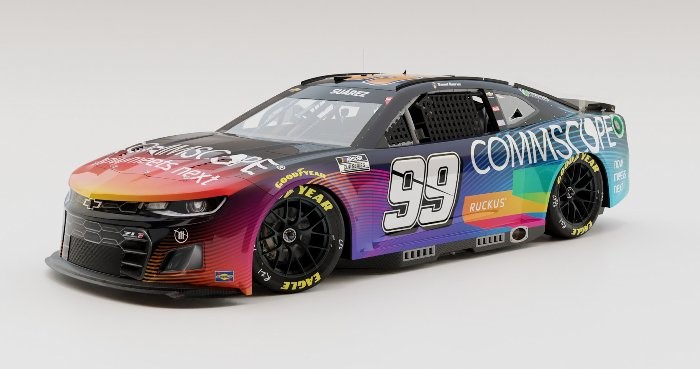 CommScope Sponsoring Daniel Suarez in 11 Races During 2022 Season ...