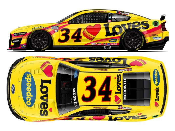 2023 #34 Front Row Motorsports paint schemes – Jayski's NASCAR Silly ...