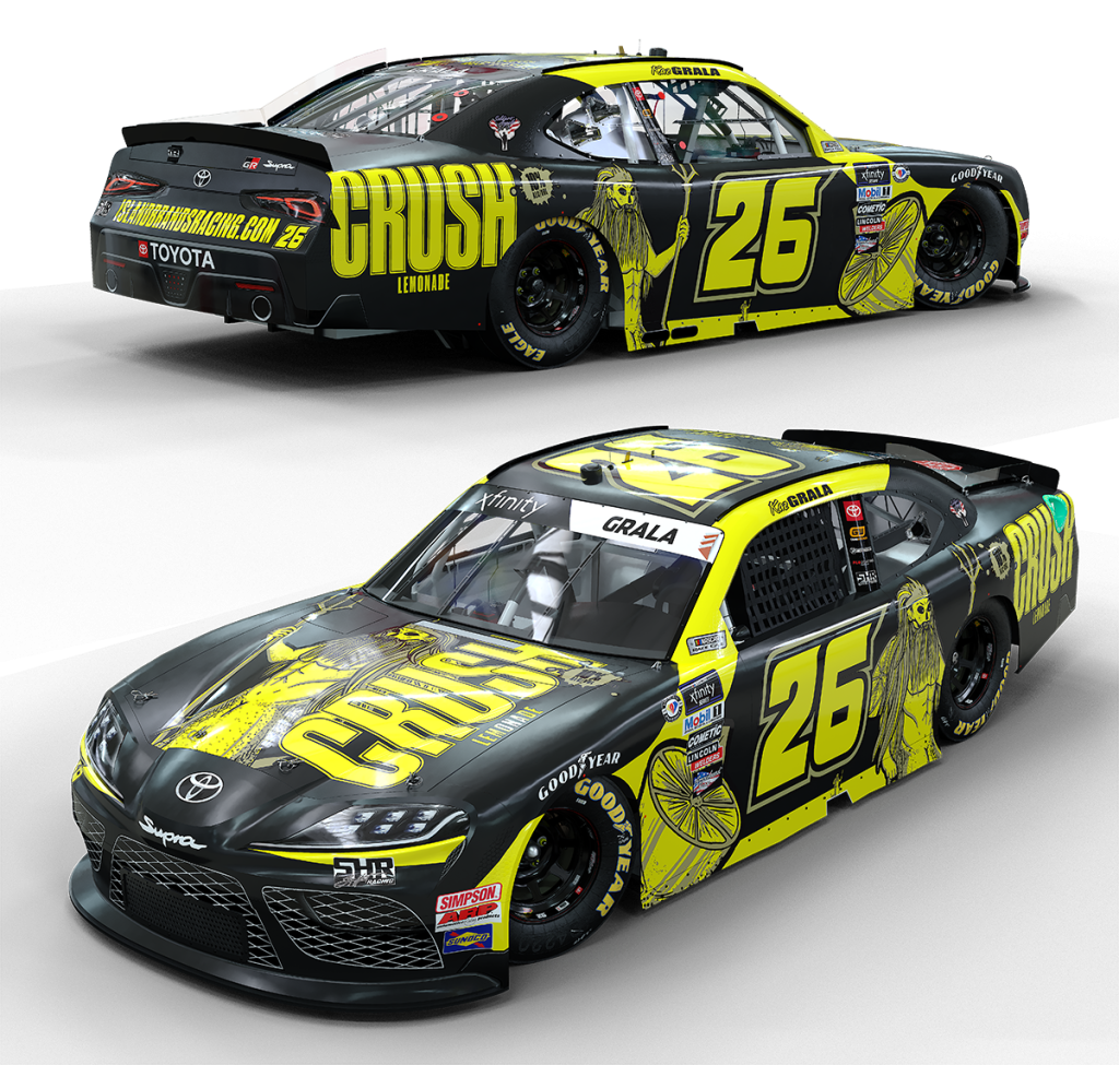 2023 #26 Sam Hunt Racing Xfinity Series Paint Schemes - Jayski's NASCAR ...