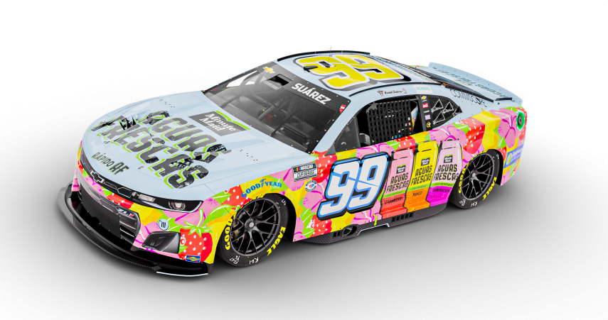 2023 #99 Trackhouse Racing Team paint schemes - Jayski's NASCAR Silly ...