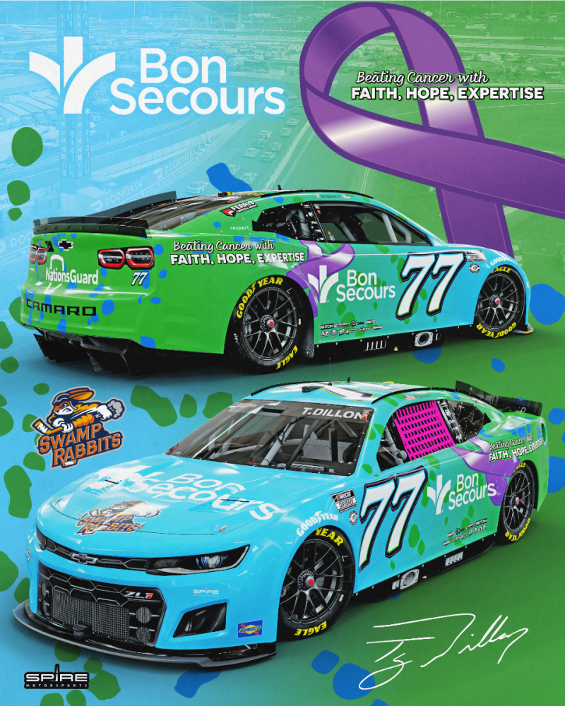 2023 #77 Spire Motorsports paint schemes - Jayski's NASCAR Silly Season ...