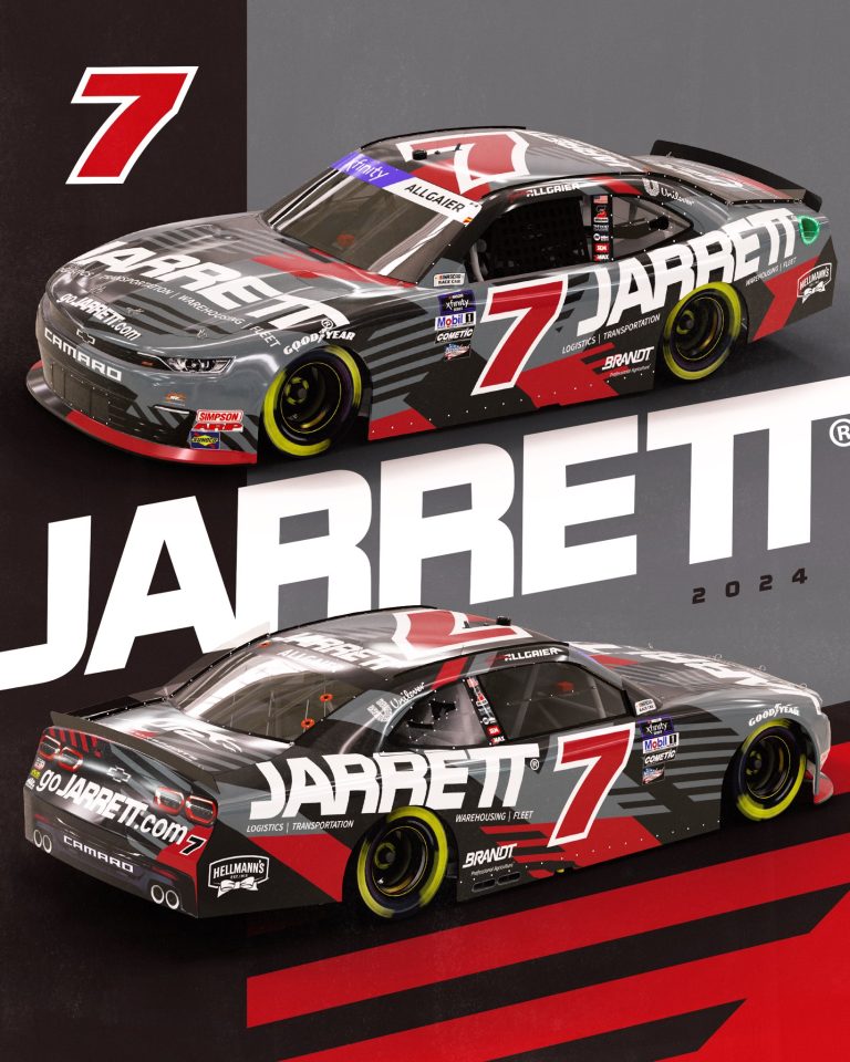 2024 #7 JR Motorsports Xfinity Series Paint Schemes - Jayski's NASCAR ...