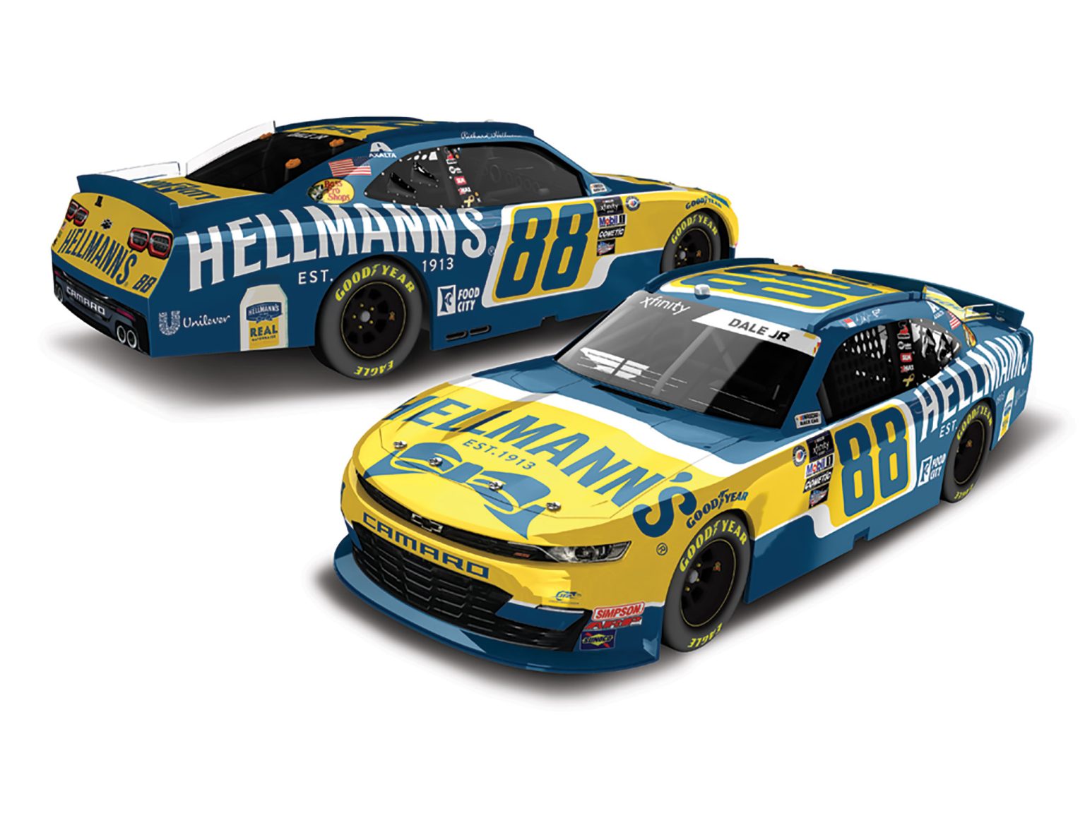 2023 #88 JR Motorsports Xfinity Series Paint Schemes - Jayski's NASCAR ...