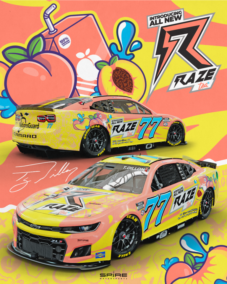 2023 #77 Spire Motorsports paint schemes - Jayski's NASCAR Silly Season ...