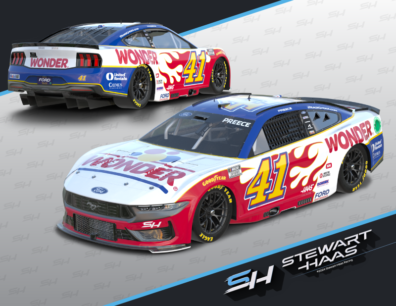 2024 NASCAR Cup Series #41 Stewart-Haas Racing paint schemes - Jayski's ...