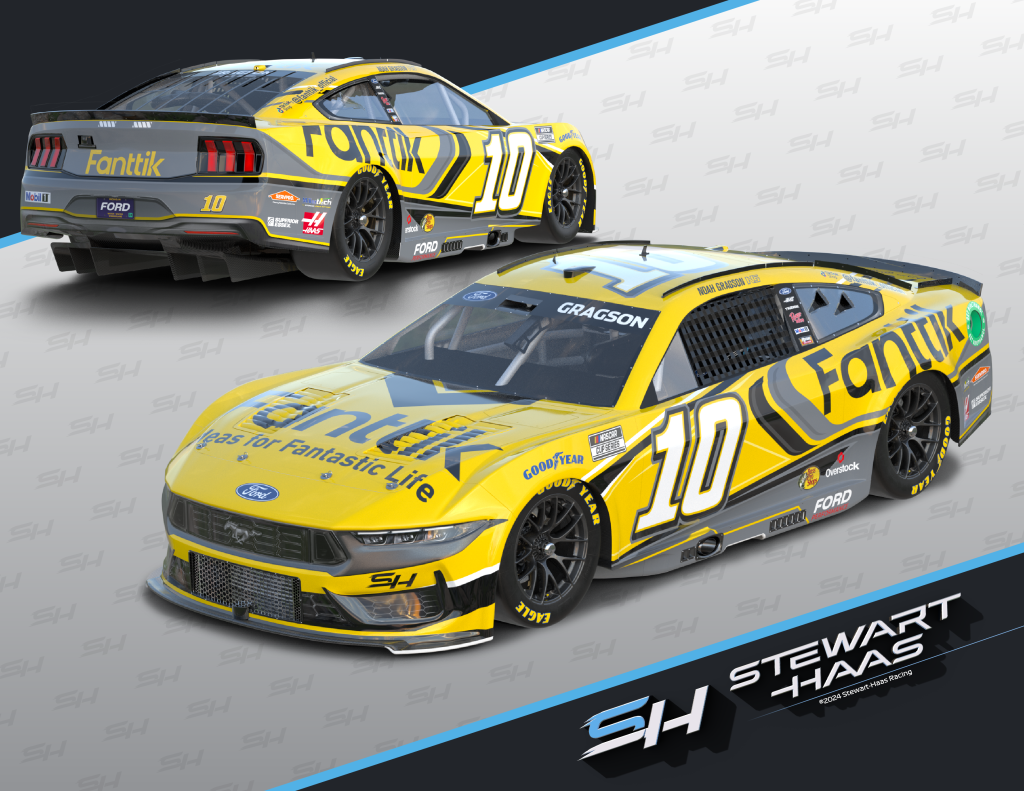 2024 NASCAR Cup Series #10 Stewart-Haas Racing paint schemes - Jayski's ...