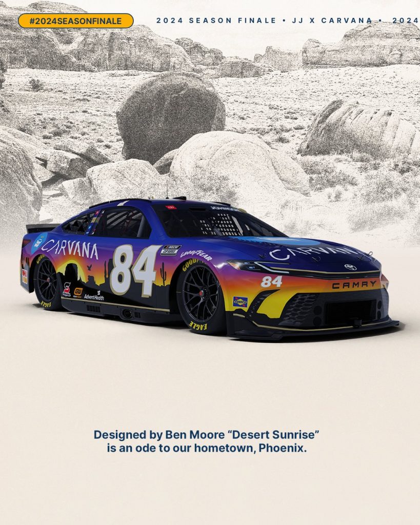 2024 NASCAR Cup Series #84 Legacy Motor Club paint schemes - Jayski's ...