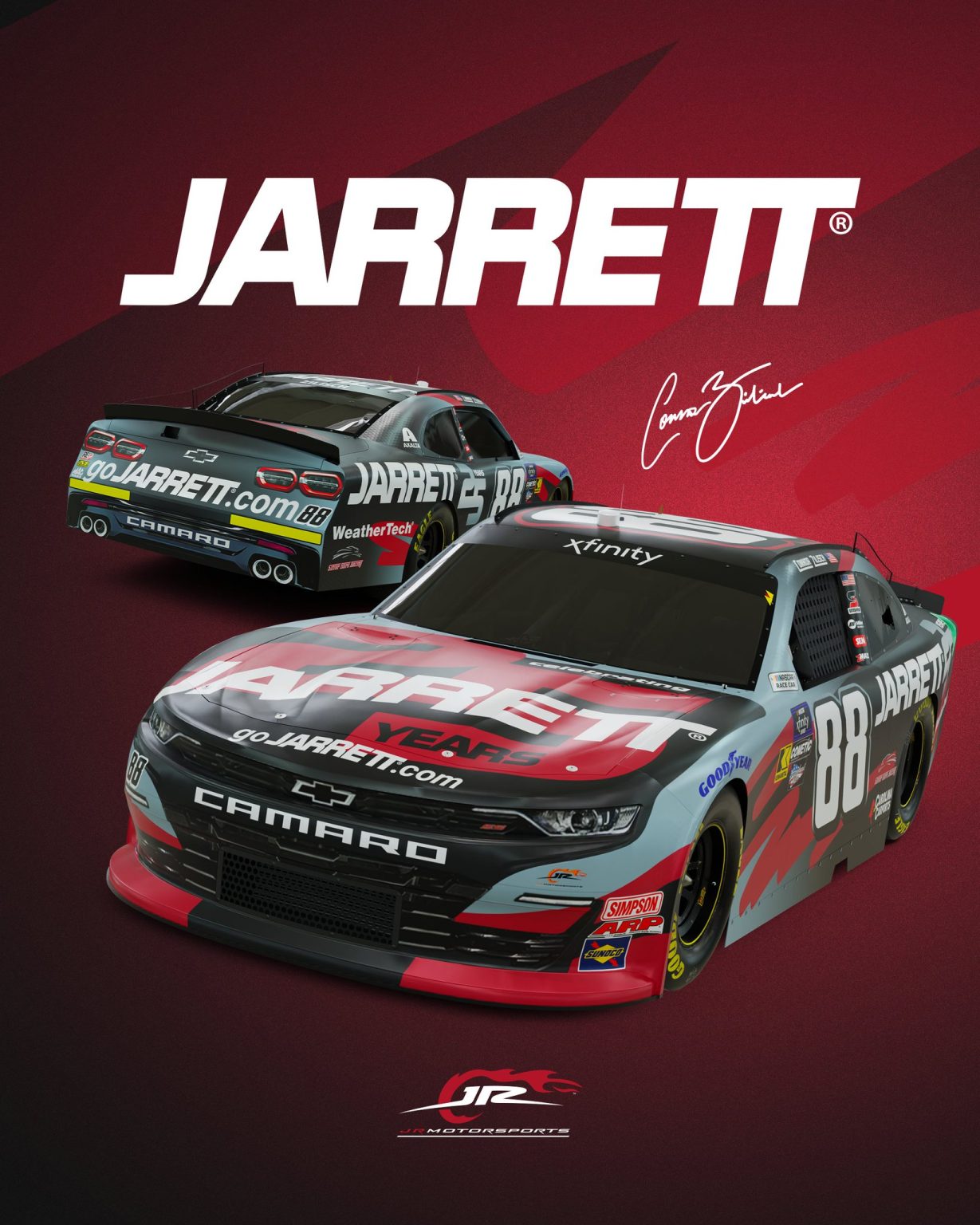 2024 #88 JR Motorsports Xfinity Series Paint Schemes - Jayski's NASCAR ...